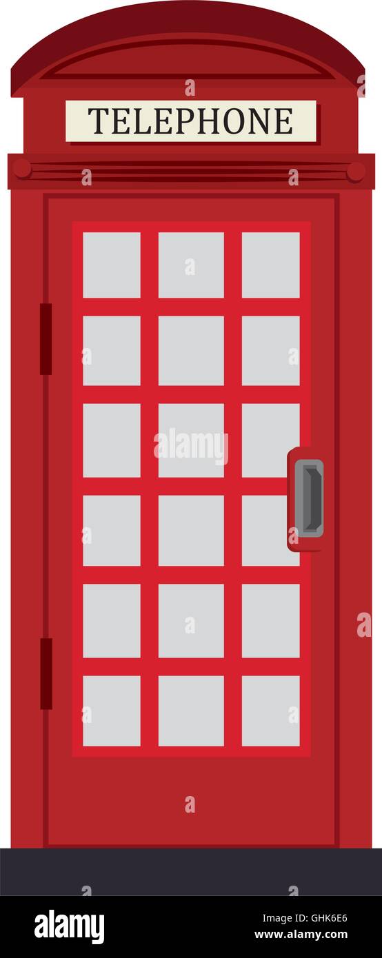 telephone cabin london icon vector graphic Stock Vector Image & Art - Alamy
