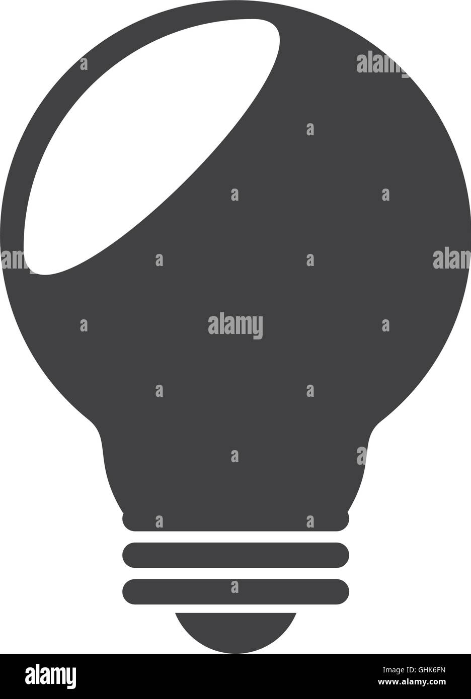 bulb electricity energy icon vector graphic Stock Vector Image & Art ...