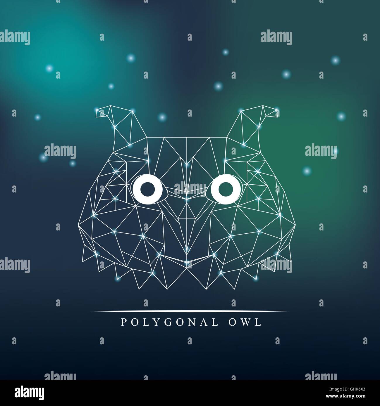 owl low poly Stock Vector Image & Art - Alamy