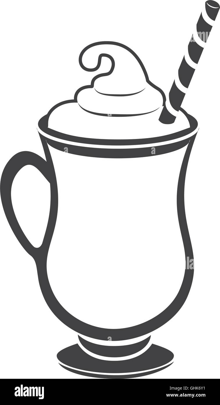 Milkshake photo Stock Vector Images - Alamy
