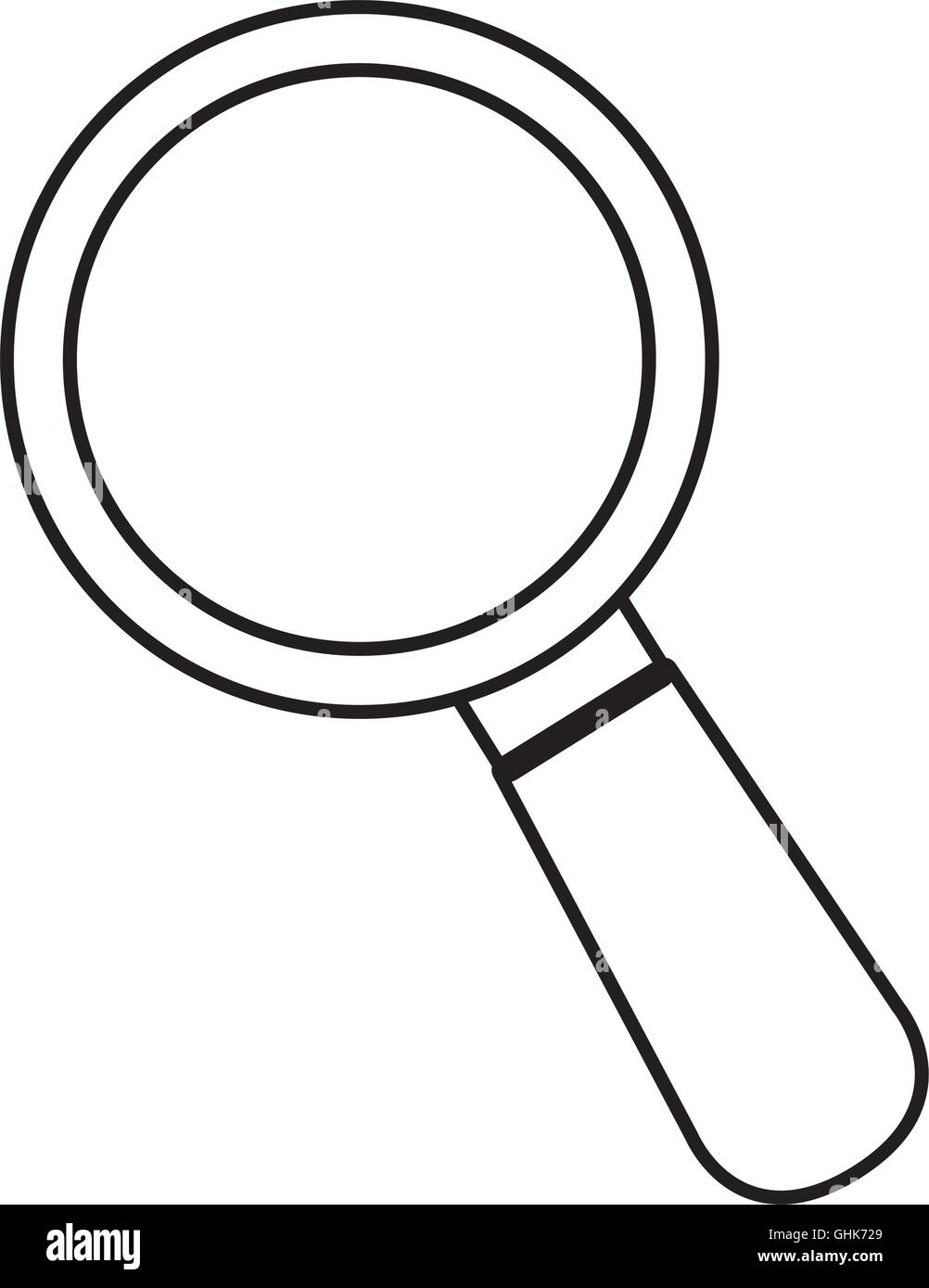 lupe magnifying glass icon vector graphic Stock Vector Image & Art - Alamy