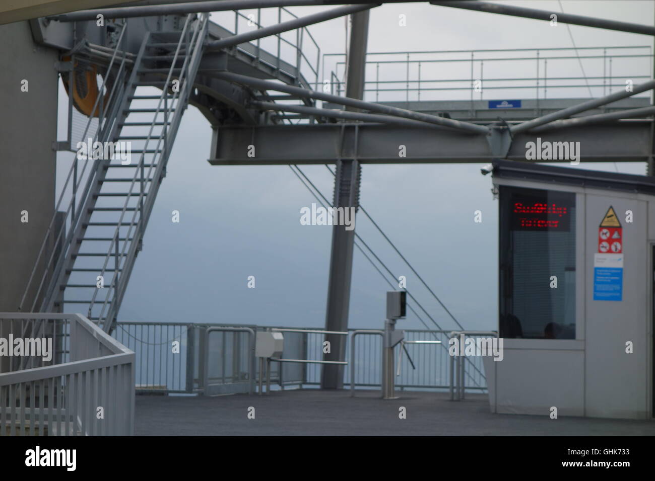 approach to Tatev cable car terminal Armenia installed 2010 longest in ...