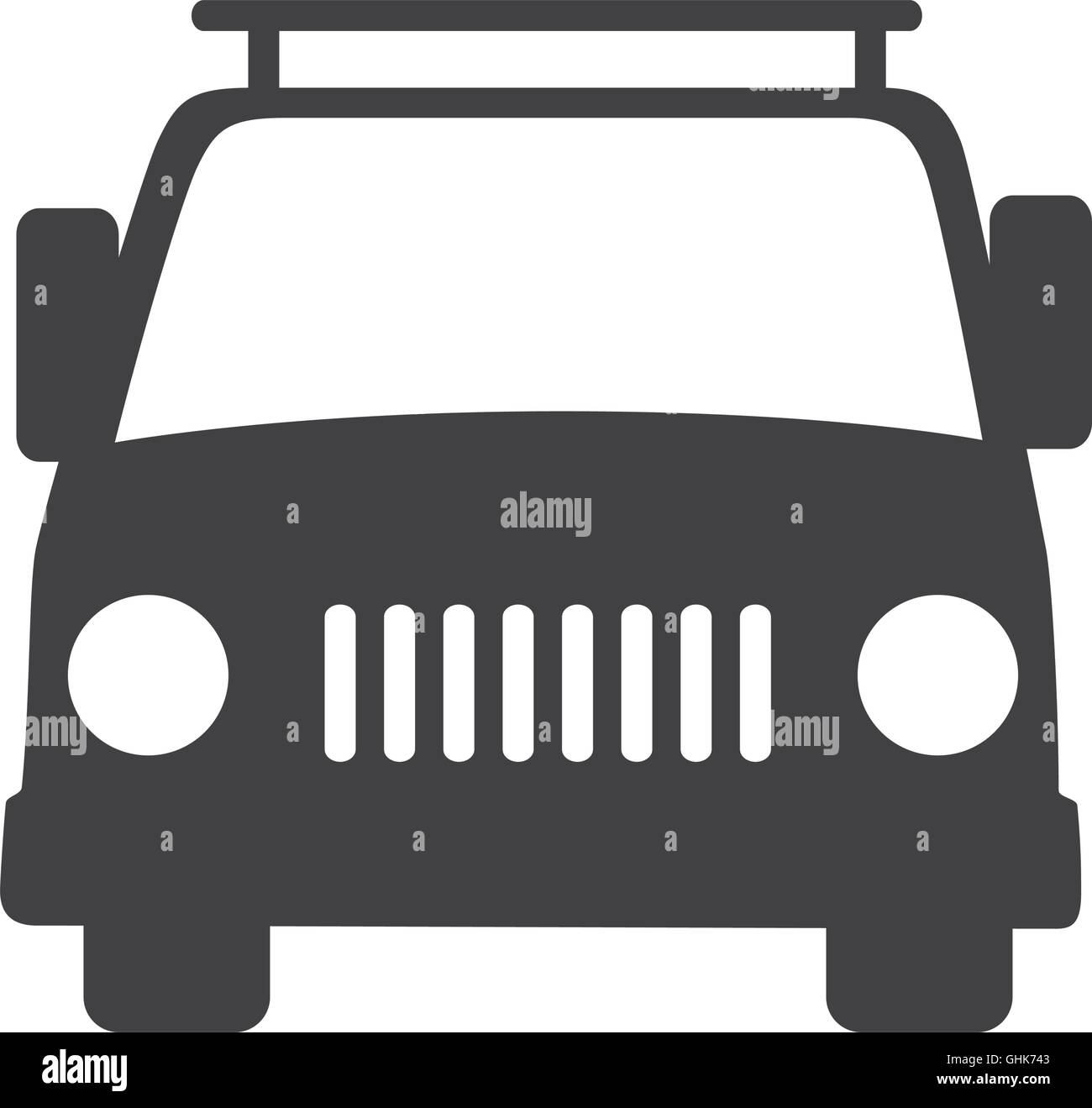 car front vehicle icon vector graphic Stock Vector Image & Art - Alamy