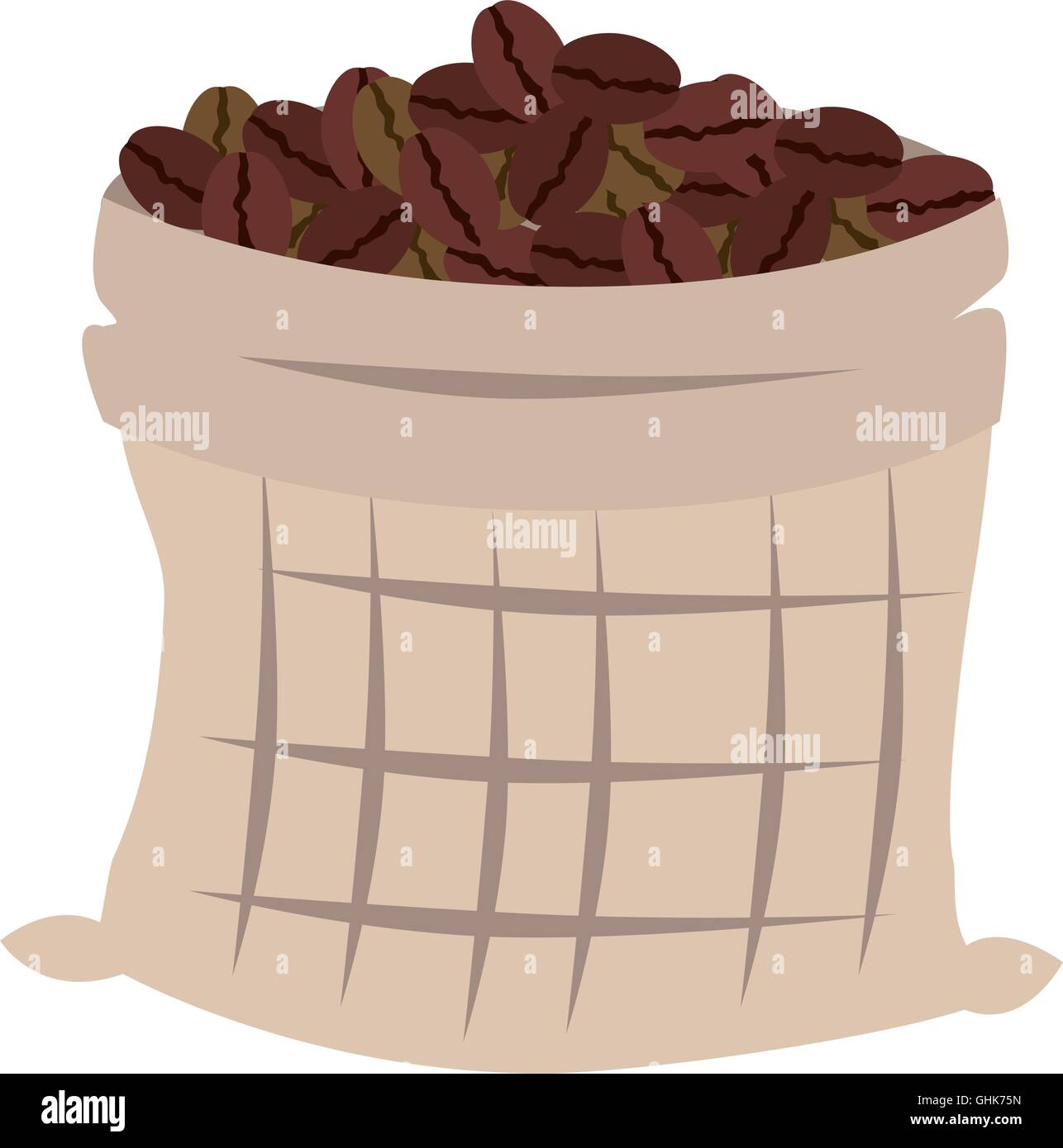 coffee sack bag icon vector graphic Stock Vector Image & Art - Alamy