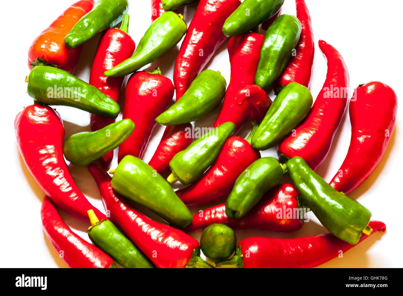 Chili fruits assorted composition Stock Photo - Alamy