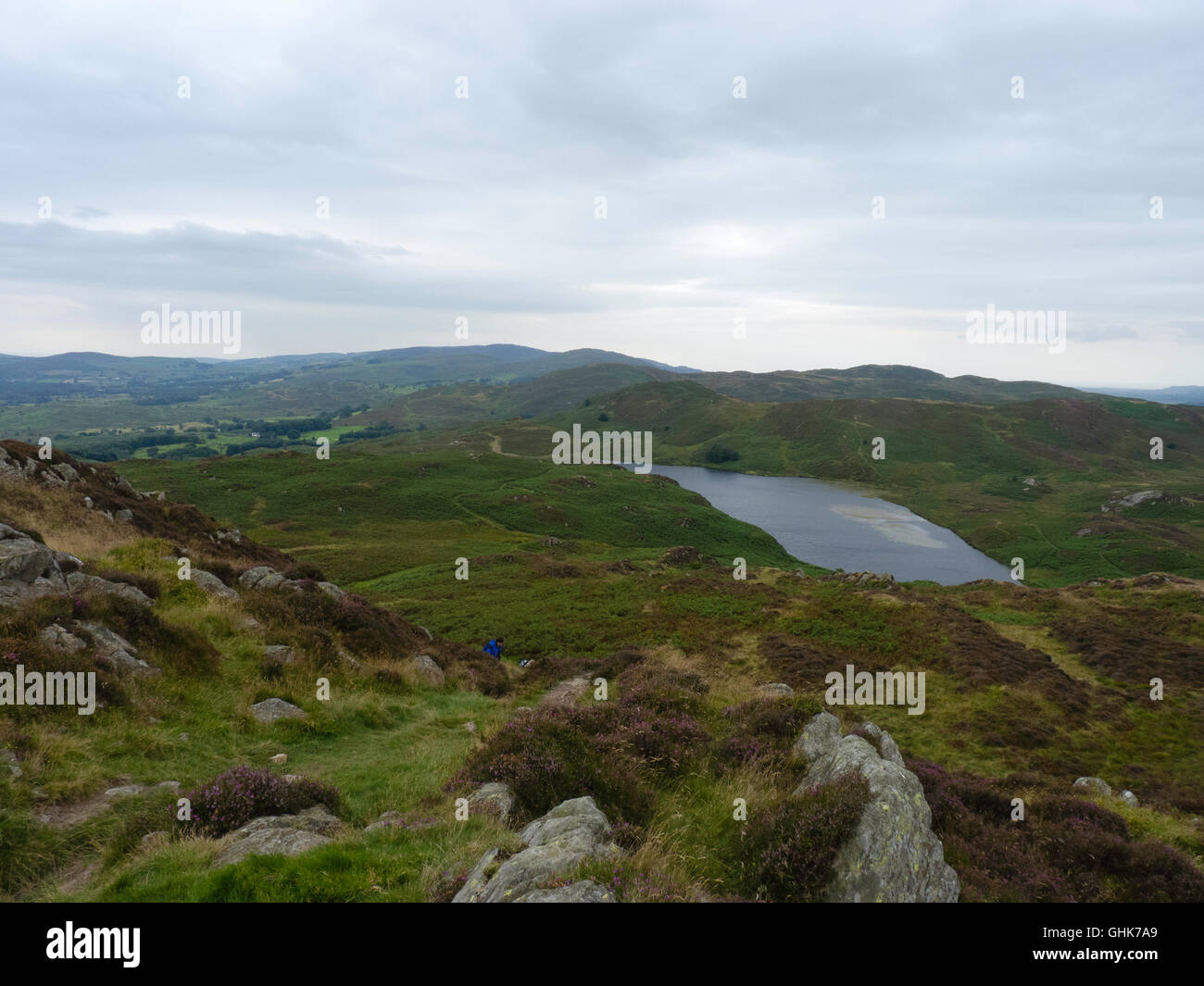 Looking down on Beacon Tarn, Lake District, UK Stock Photo - Alamy