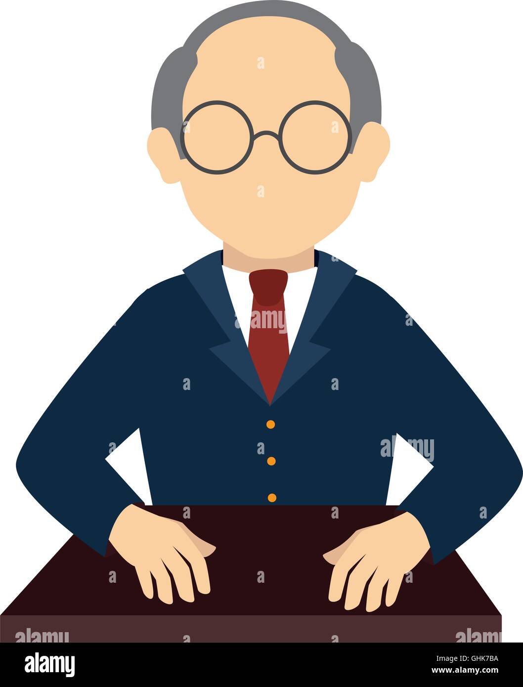 man old executive suit tie business icon vector graphic Stock Vector ...