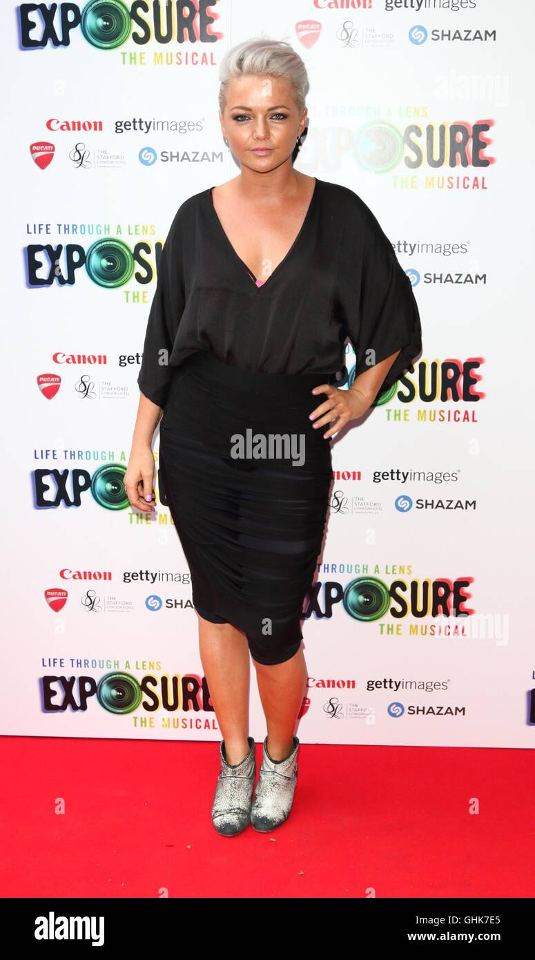 London.UK. Hannah Spearritt at Exposure the Musical: Life Through a ...