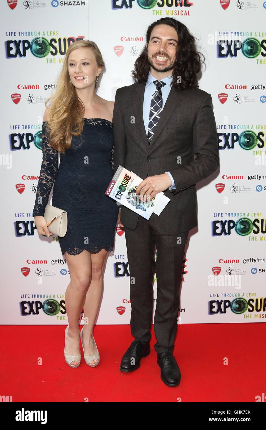 London.UK. Kelly Adams and Ryan Gage at Exposure the Musical: Life ...