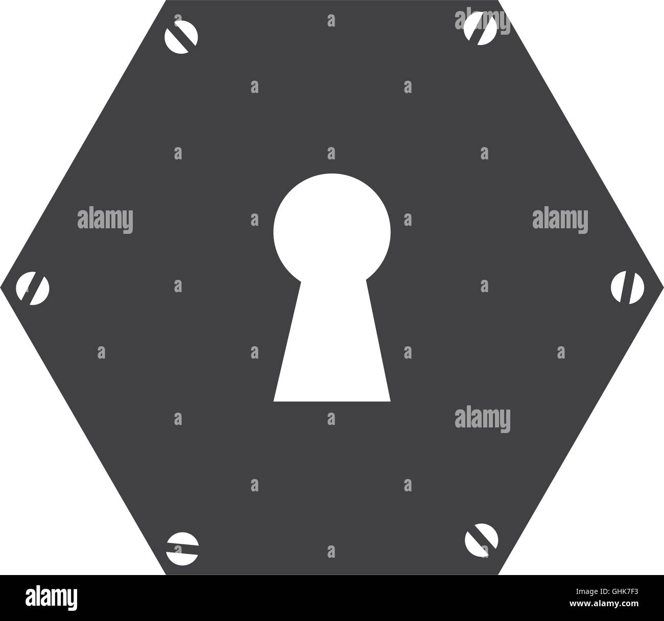 key hole safe icon vector graphic Stock Vector Image & Art - Alamy