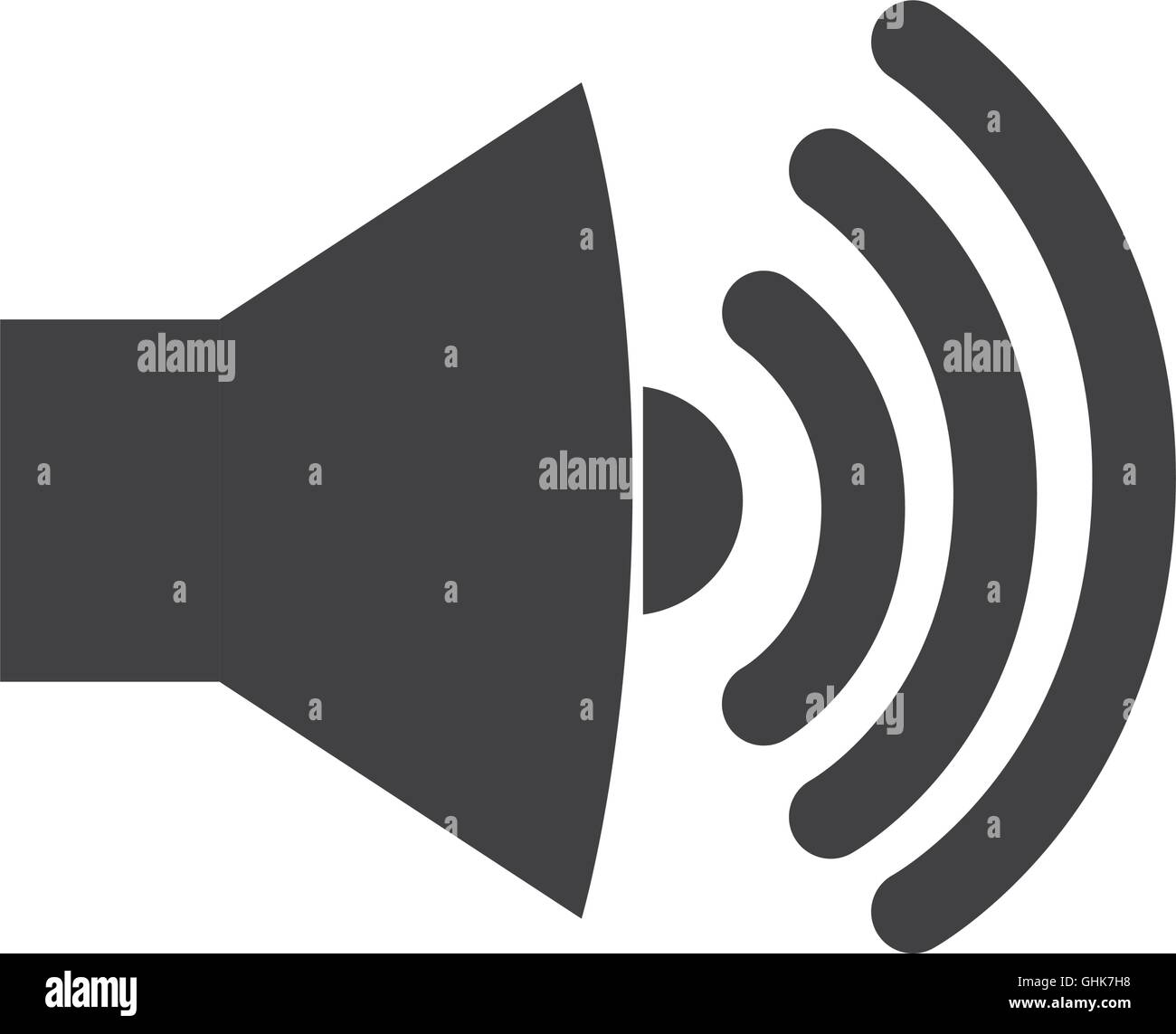 sound loud volume icon vector graphic Stock Vector Image & Art - Alamy