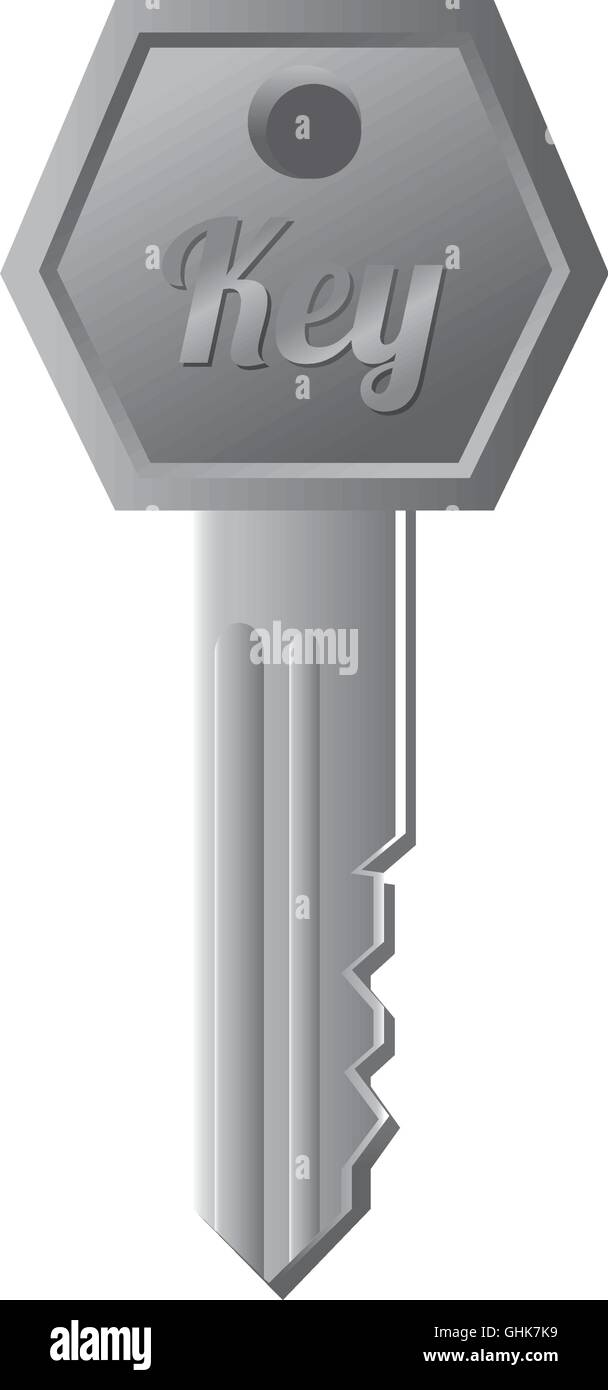 hexagon key security vector graphic icon Stock Vector Image & Art - Alamy