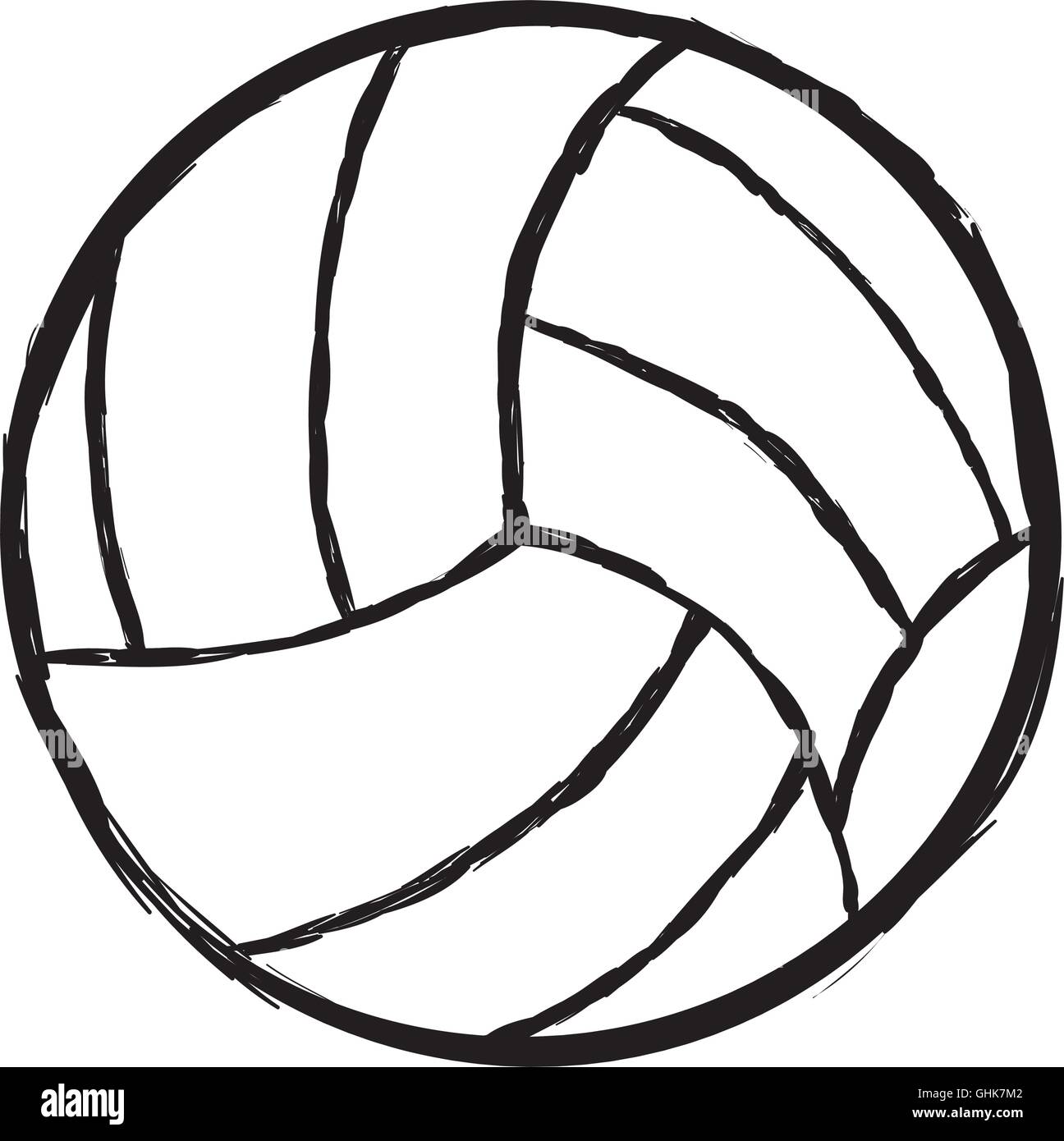 volleyball ball sport vector graphic icon Stock Vector Image & Art - Alamy