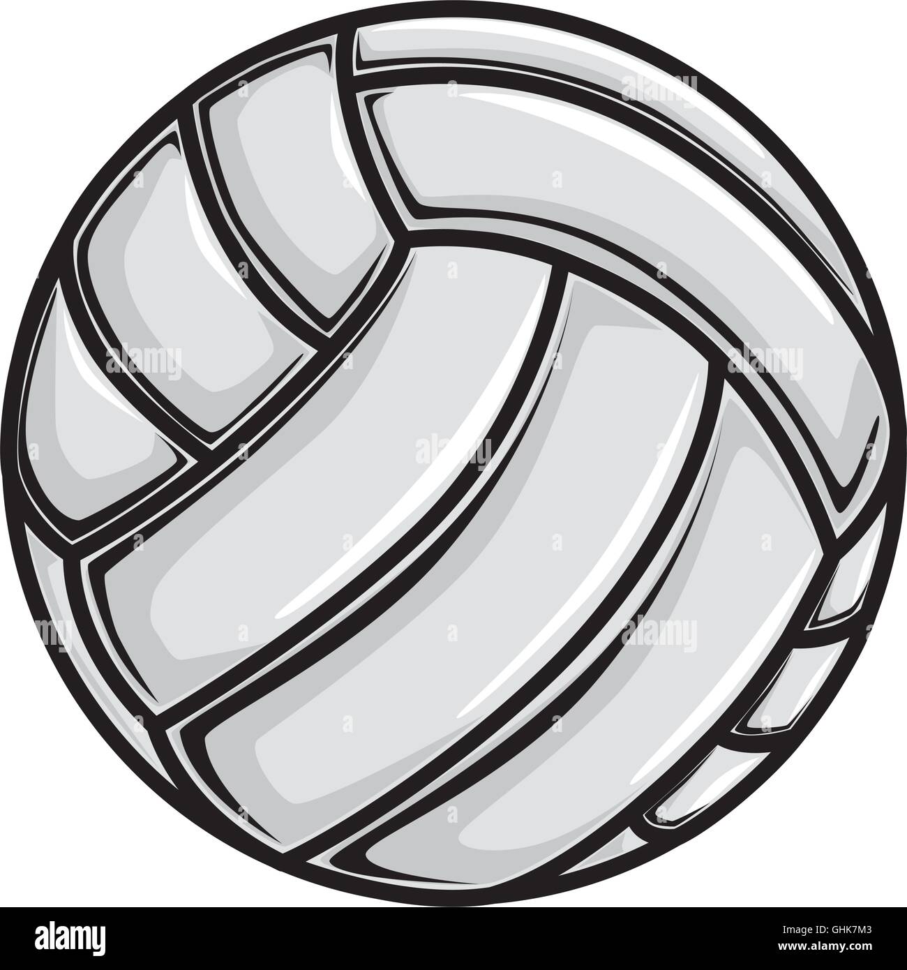 volleyball ball sport vector graphic icon Stock Vector Image & Art - Alamy