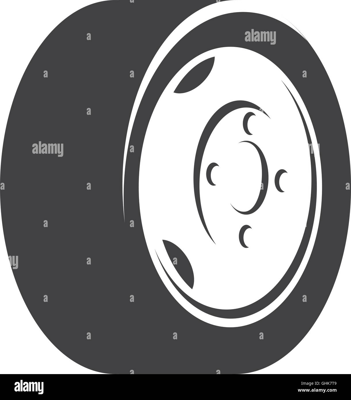 tire wheel car rim vector graphic icon Stock Vector Image & Art - Alamy