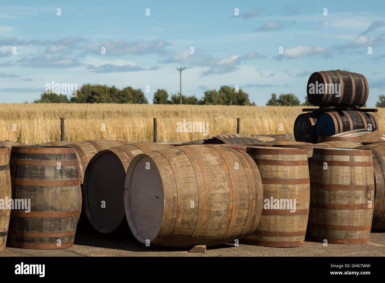 Whisky barrel cooperage hi-res stock photography and images - Alamy