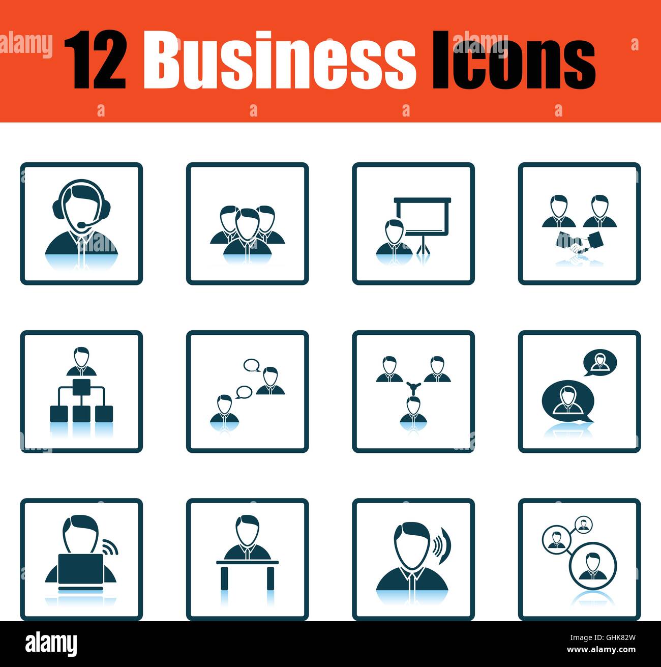 Shadow of office workers Stock Vector Images - Alamy