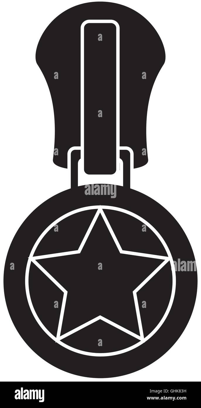 star zipper zip teeth sewing textile vector graphic icon Stock Vector ...