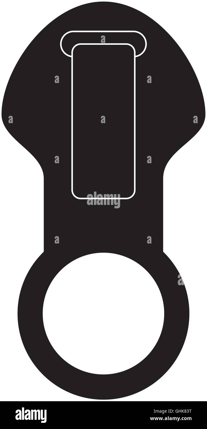 zipper zip teeth sewing textile vector graphic icon Stock Vector Image ...