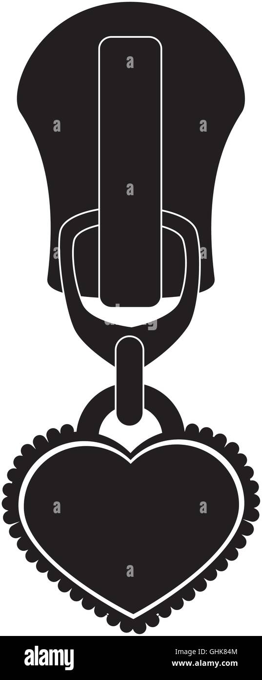 zipper zip teeth sewing textile vector graphic icon Stock Vector Image ...