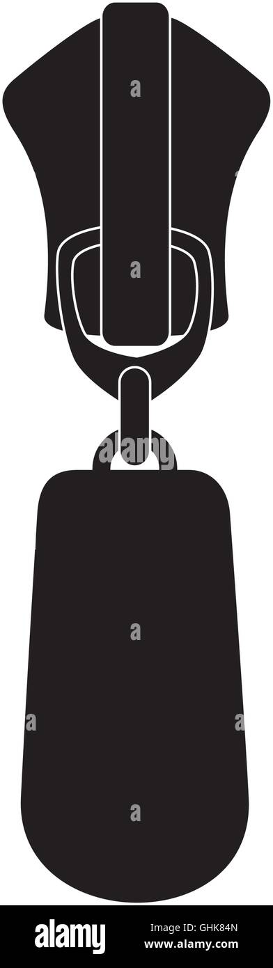 zipper zip teeth sewing textile vector graphic icon Stock Vector Image ...