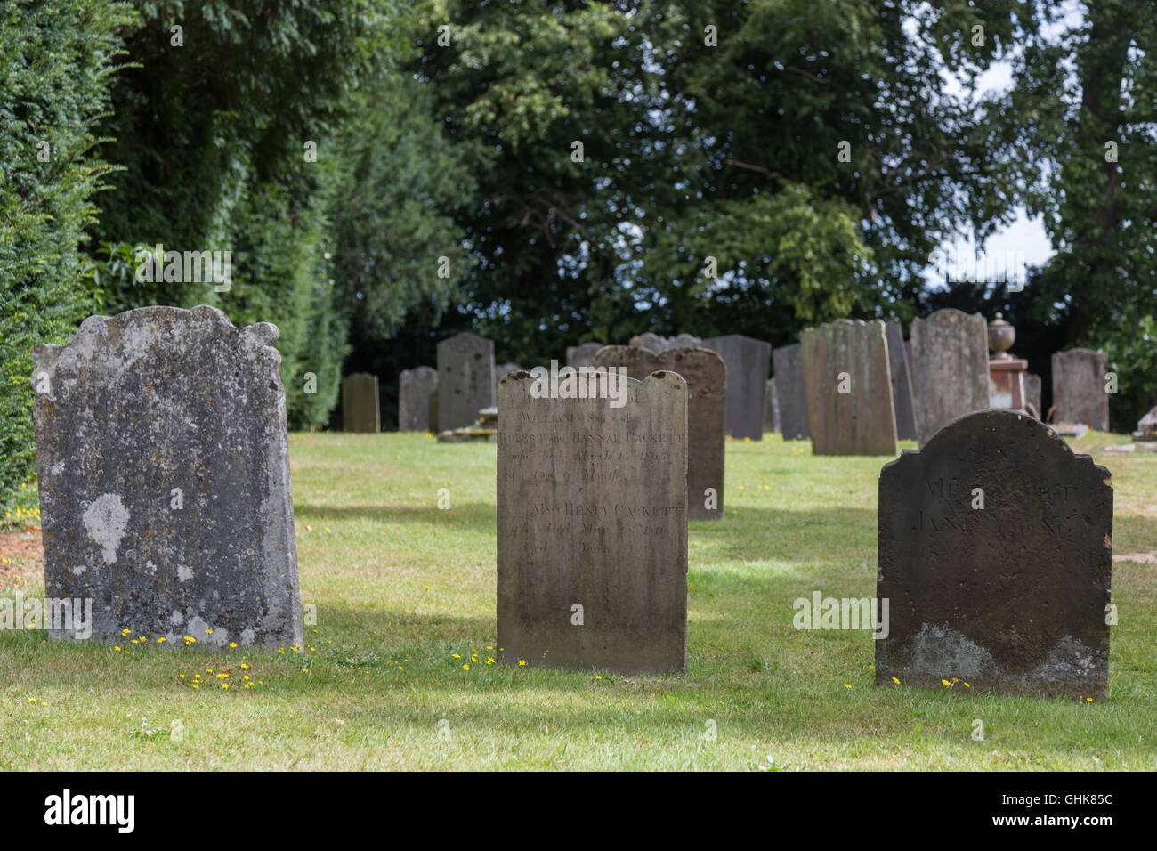 Graveyard hilltop church hi-res stock photography and images - Alamy