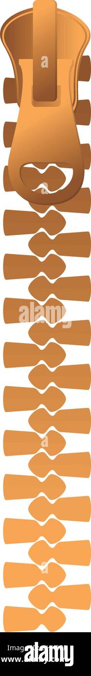 zipper zip gold clothing vector graphic icon Stock Vector Image & Art ...