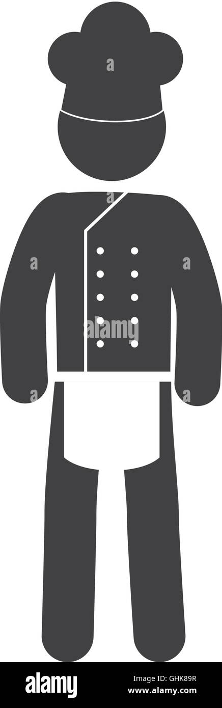 cooker man chef food icon vector graphic Stock Vector Image & Art - Alamy