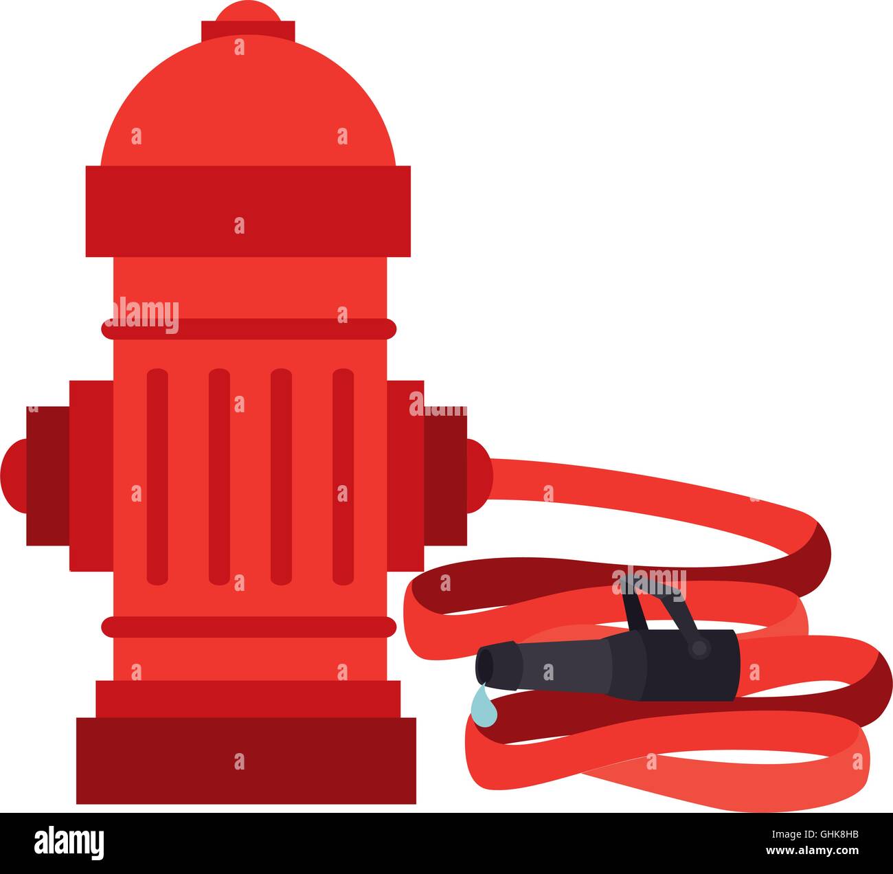 hydrant hose tank city icon vector graphic Stock Vector Image & Art - Alamy