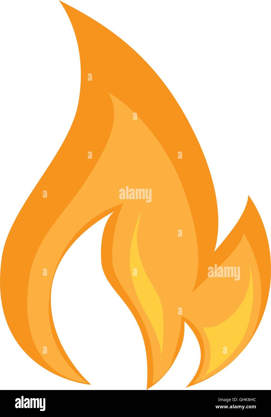 flame fire burn icon vector graphic Stock Vector Image & Art - Alamy