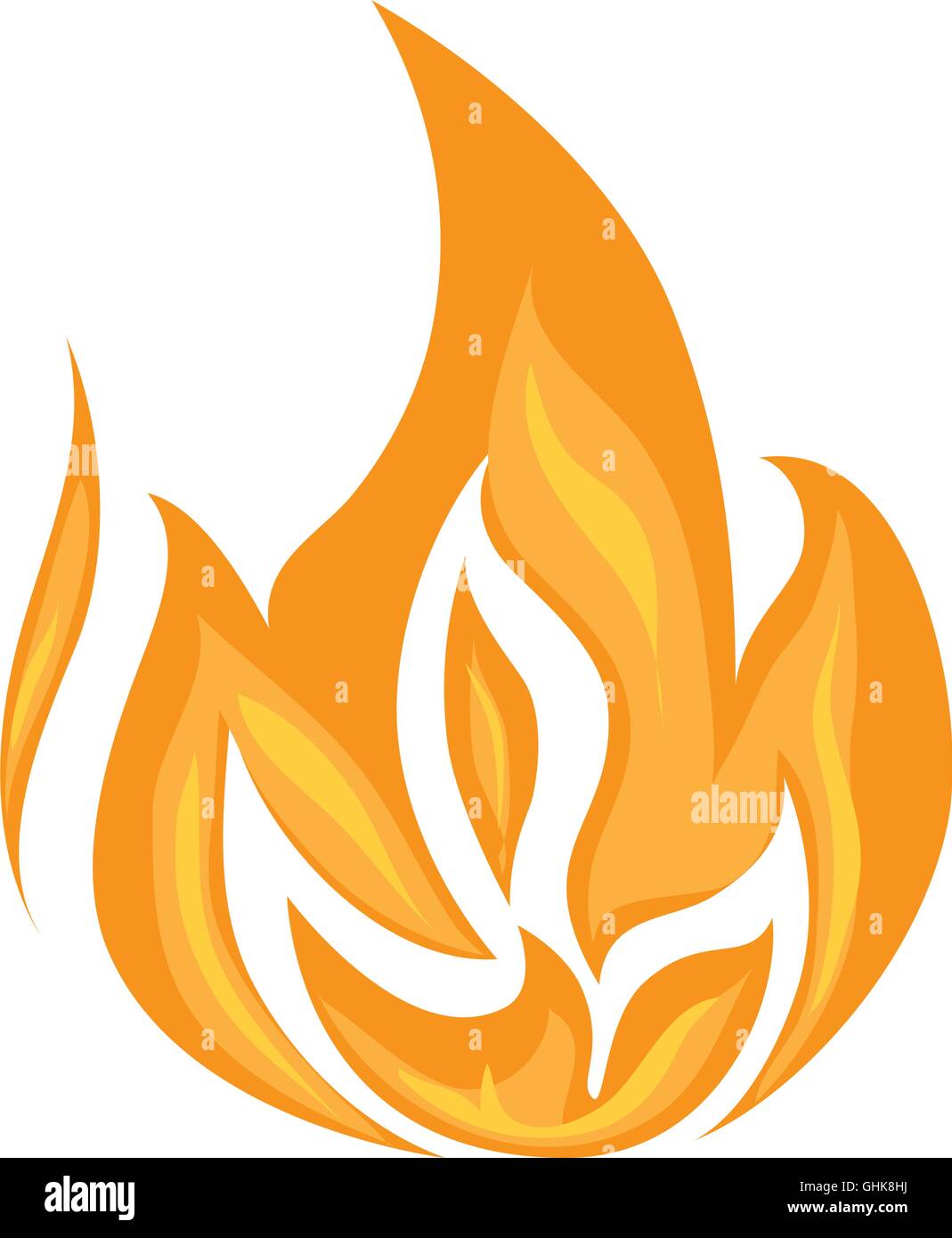 flame fire burn icon vector graphic Stock Vector Image & Art - Alamy