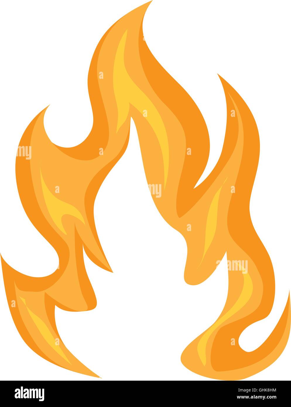 flame fire burn icon vector graphic Stock Vector Image & Art - Alamy