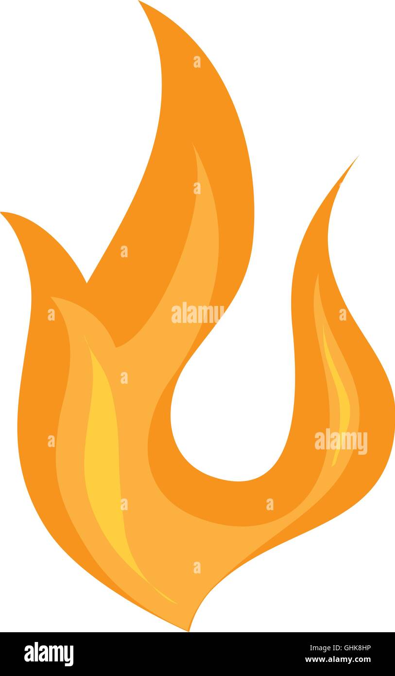 flame fire burn icon vector graphic Stock Vector Image & Art - Alamy
