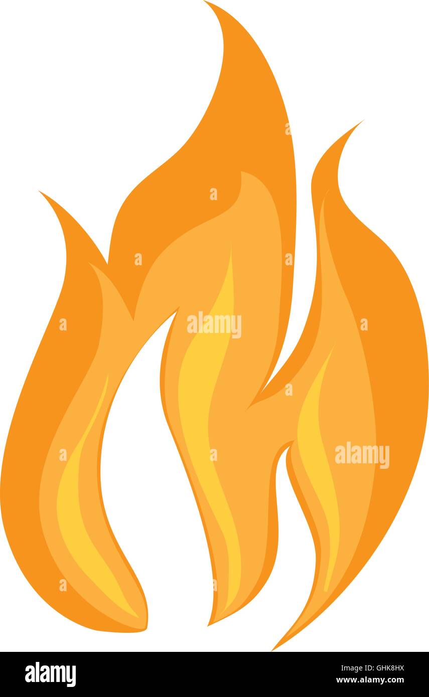 flame fire burn icon vector graphic Stock Vector Image & Art - Alamy