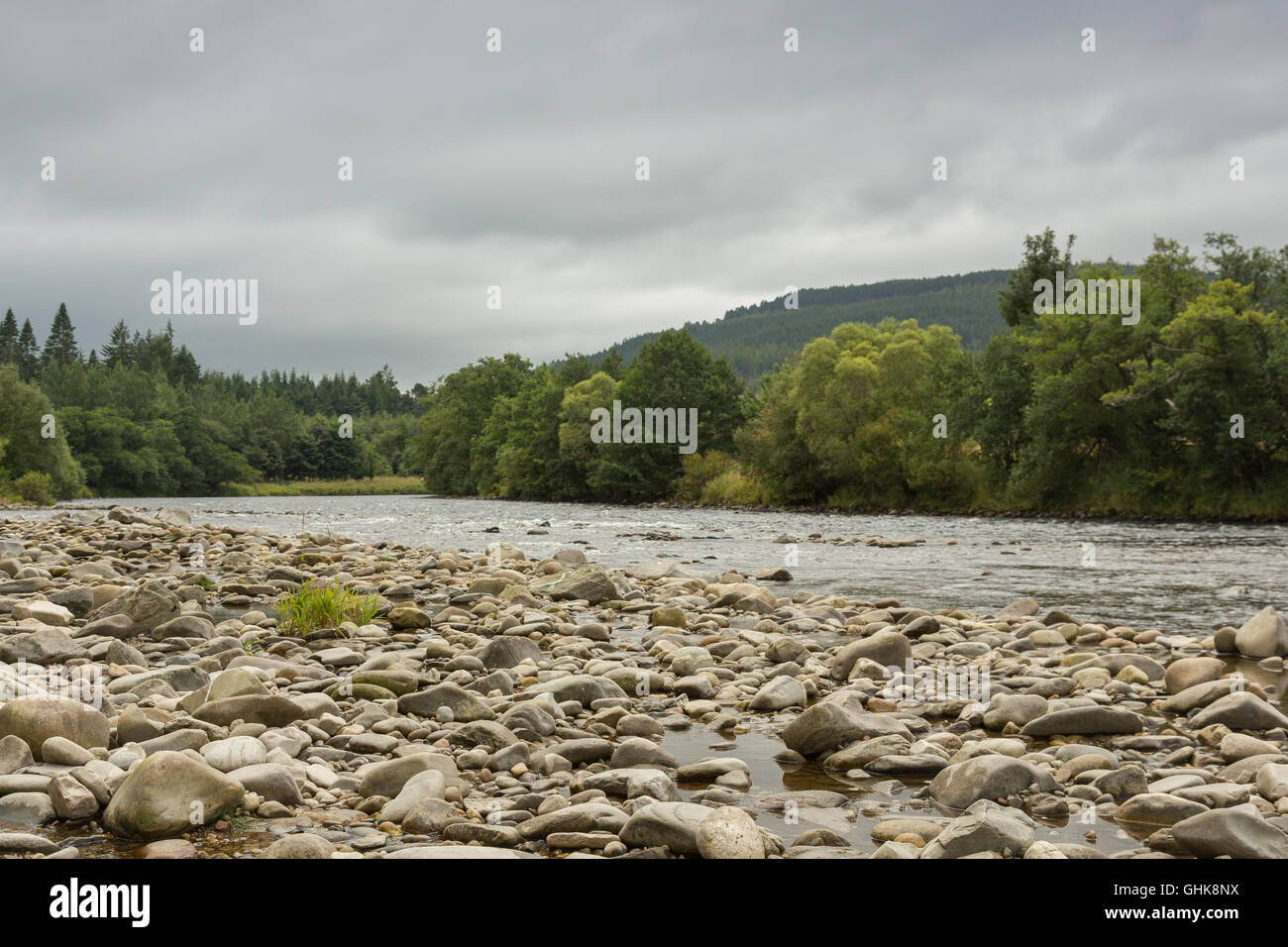 Crossing of the River Avon and river Spey near Ballindalloch in ...
