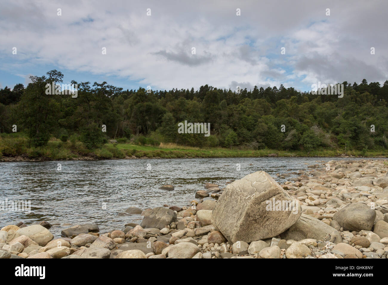 Crossing of the River Avon and river Spey near Ballindalloch in ...