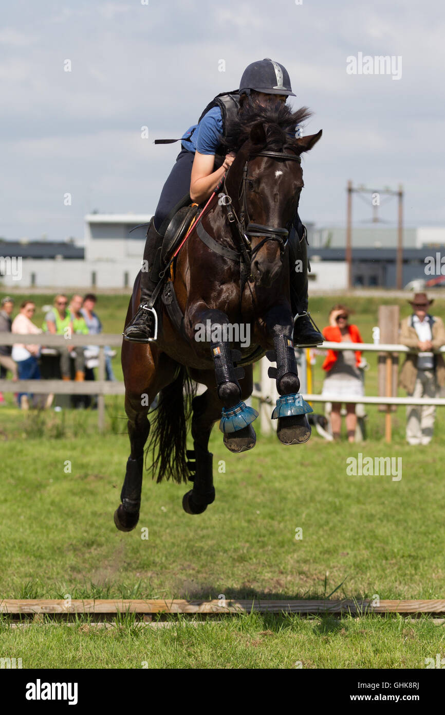 Jumping ditch hi-res stock photography and images - Alamy