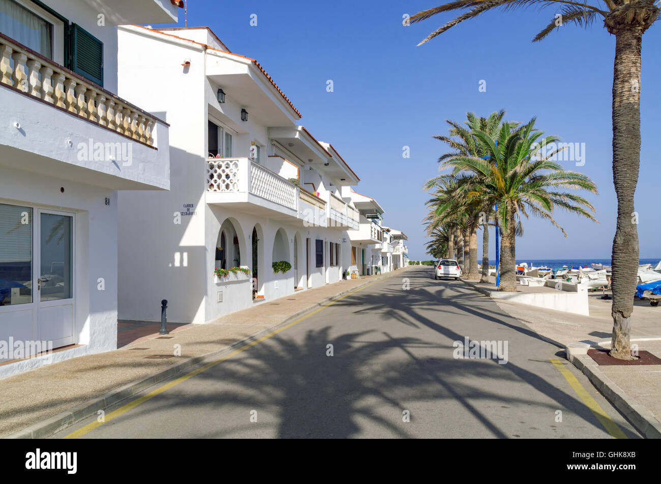 The village of S'algar on the southern tip of Menorca Stock Photo - Alamy