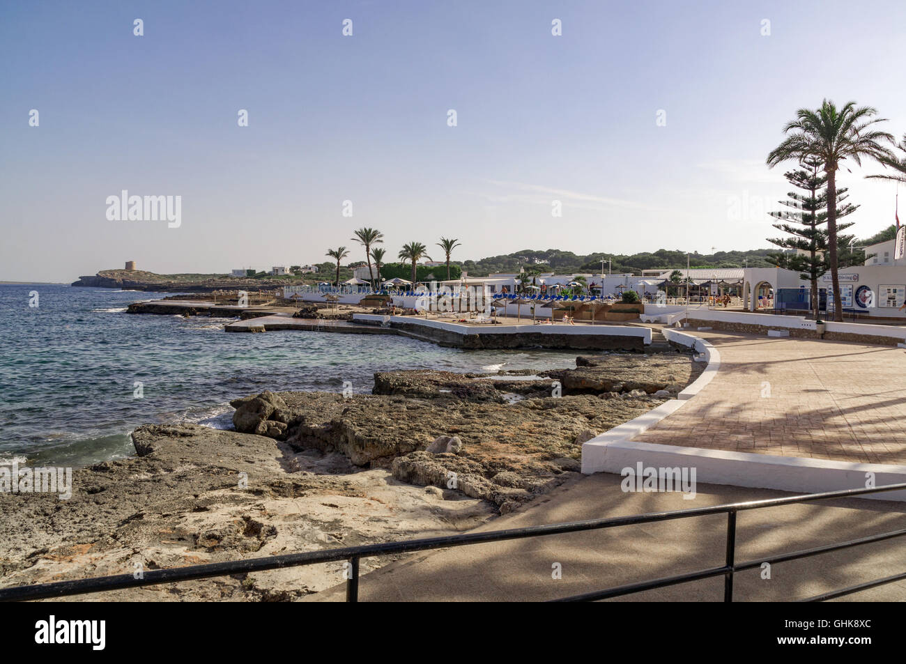 The village of S'algar on the southern tip of Menorca Stock Photo - Alamy