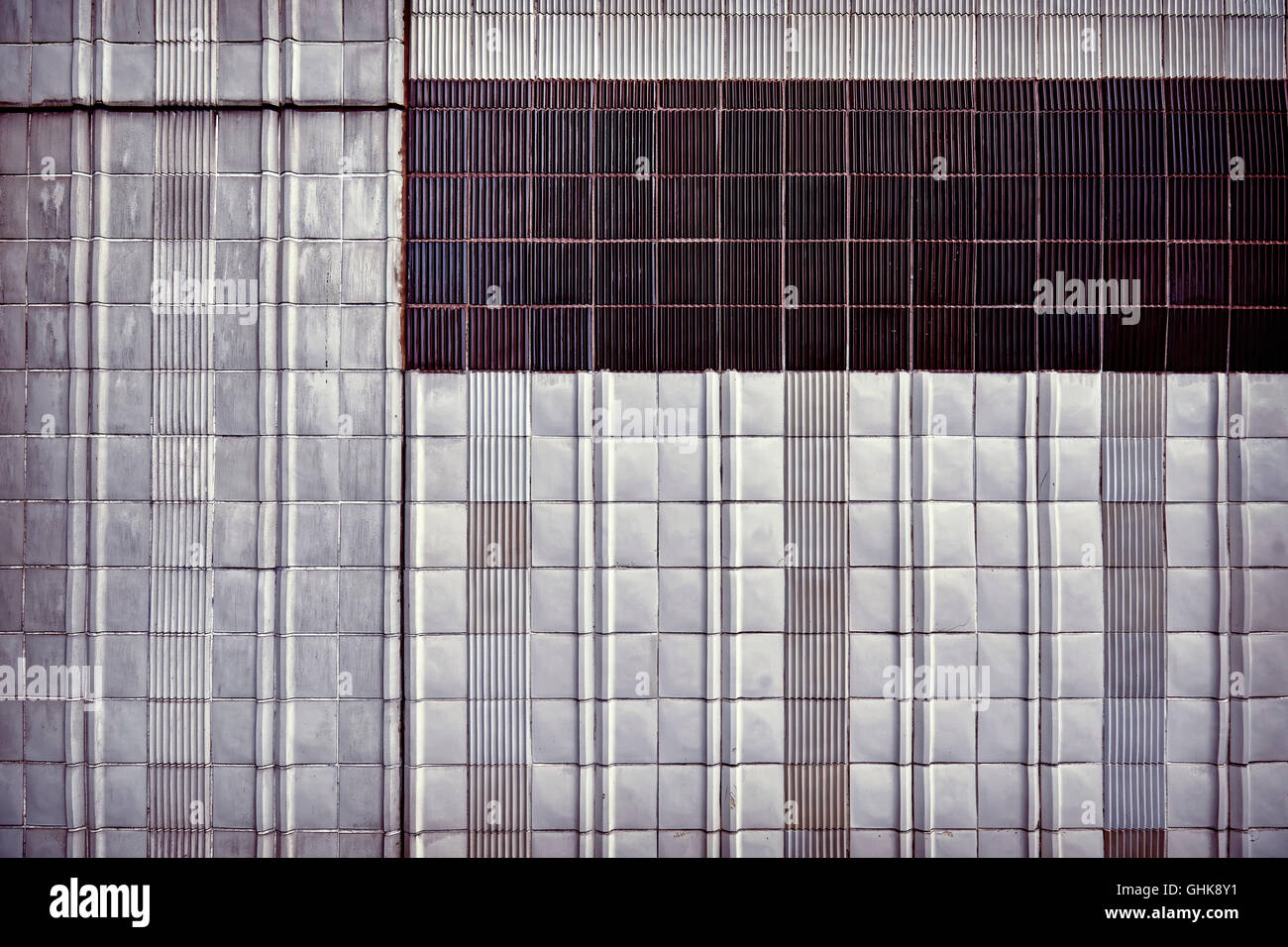 Vintage toned old ceramic tile wall, abstract background Stock Photo ...