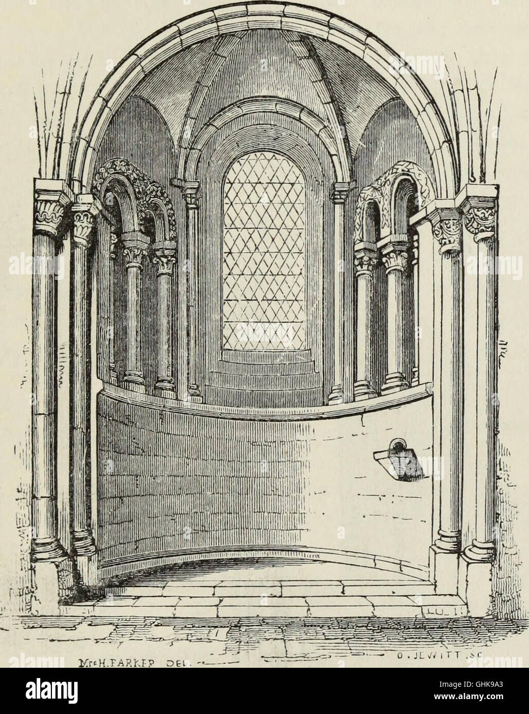 An introduction to the study of Gothic architecture (1877 Stock Photo ...