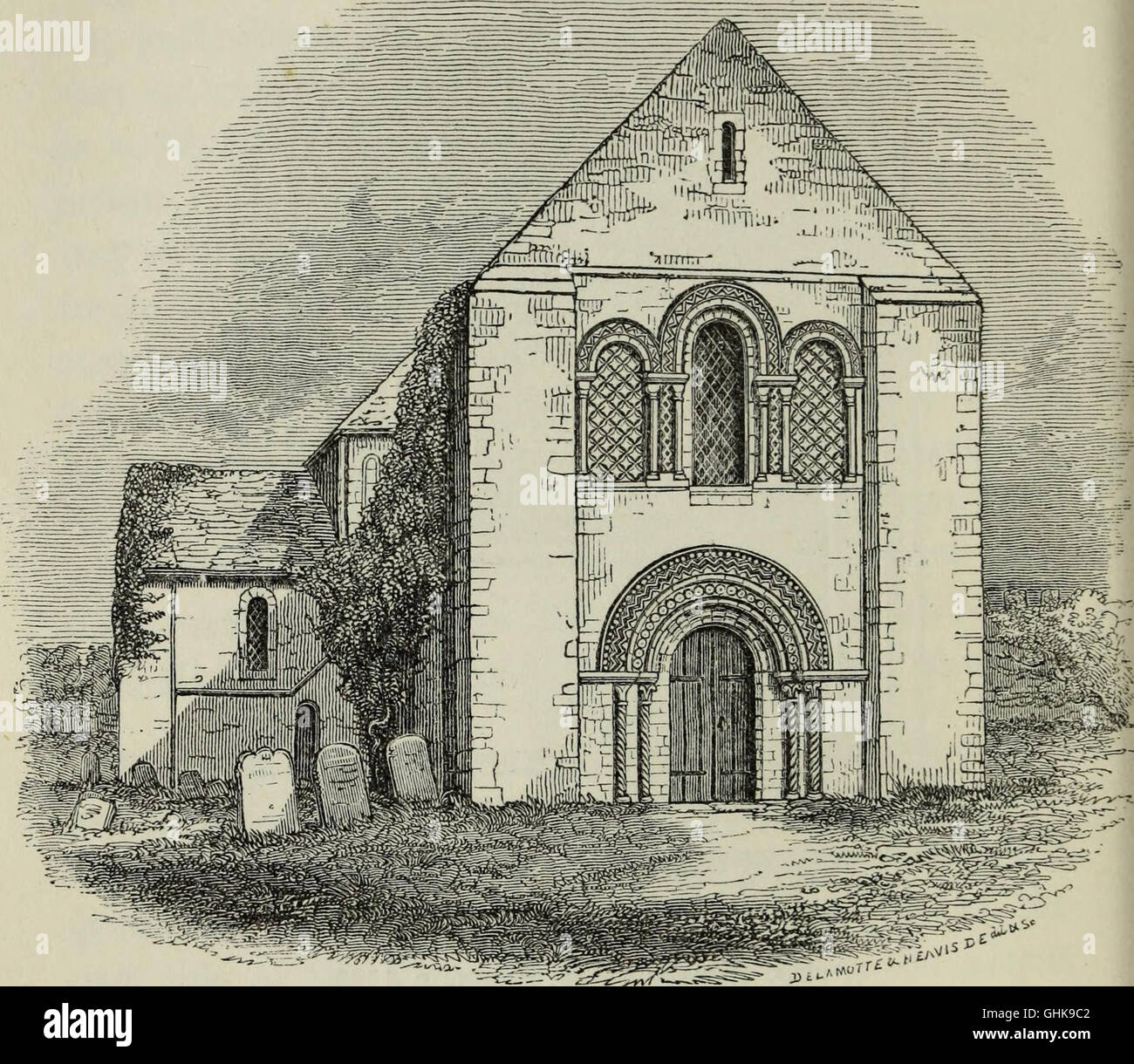 An introduction to the study of Gothic architecture (1877 Stock Photo ...