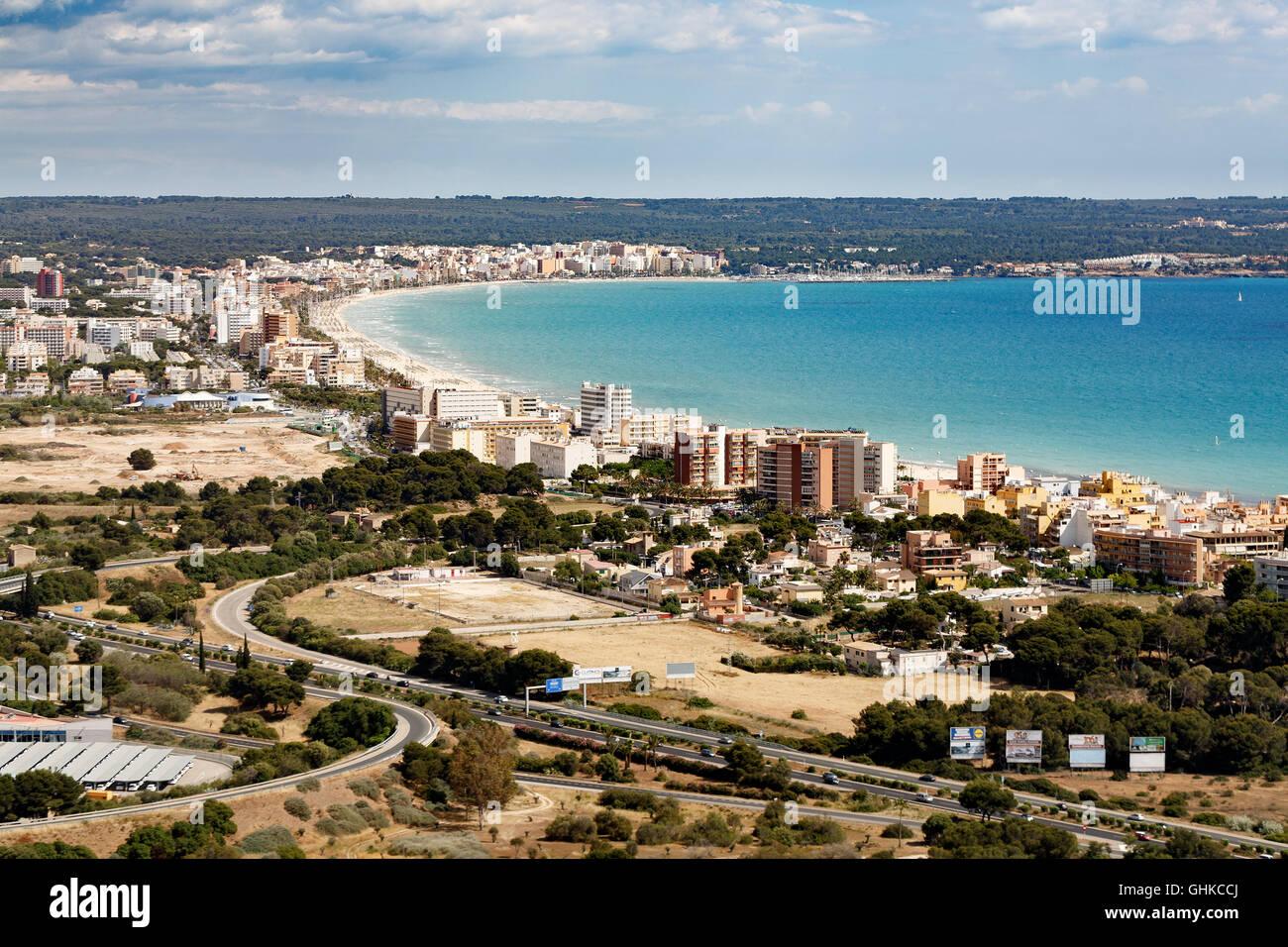 Aerial view over mallorca hi-res stock photography and images - Alamy