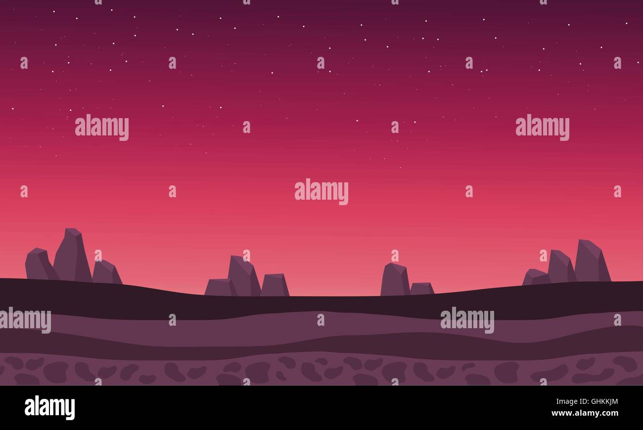 Beautiful backgrounds rock scenery at afternoon Stock Vector Image ...