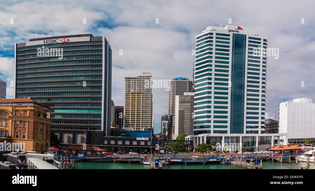 Auckland financial district hi-res stock photography and images - Alamy