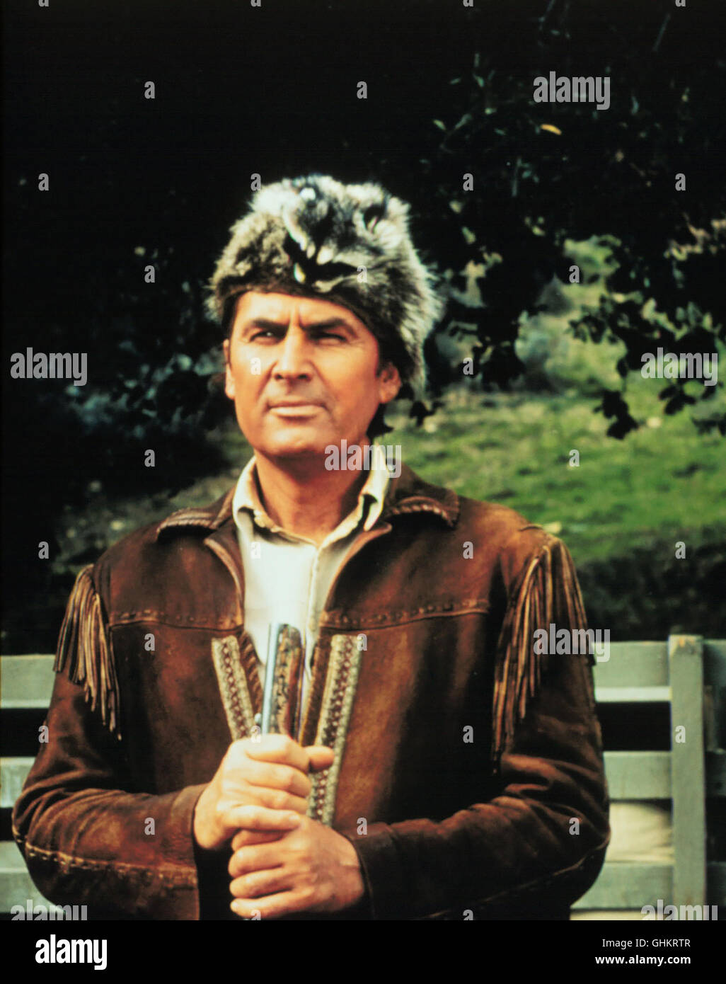 Daniel boone fess parker hi-res stock photography and images - Alamy