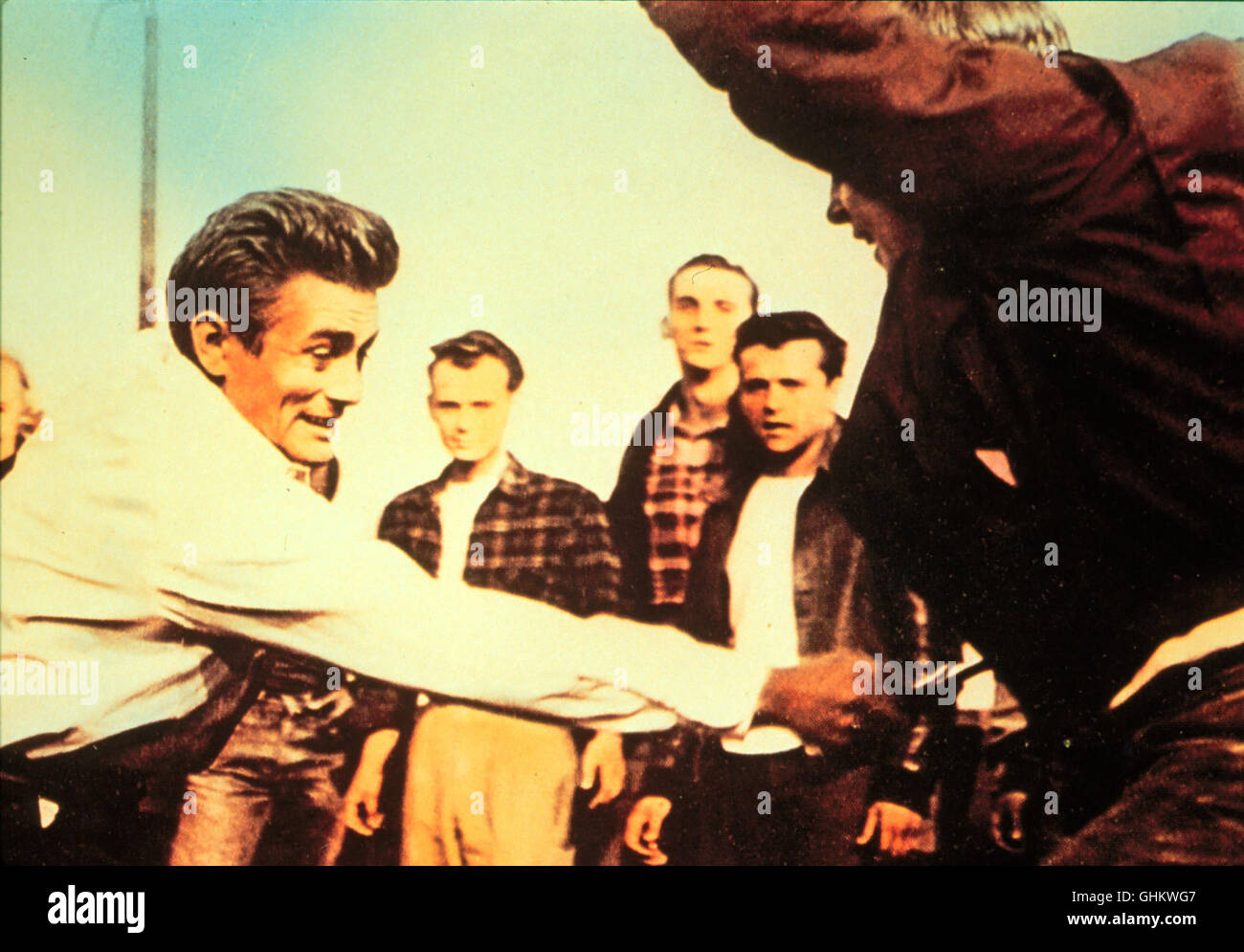 Rebel without a cause Jim Stark (JAMES DEAN), ein Junge aus gutem Hause ...