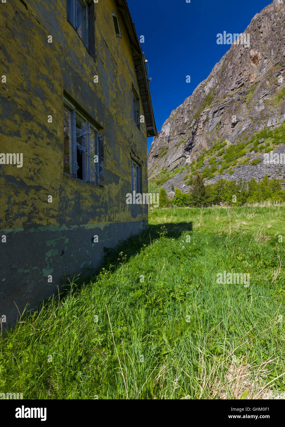 Lofoten Islands graffiti, Norway Stock Photo - Alamy