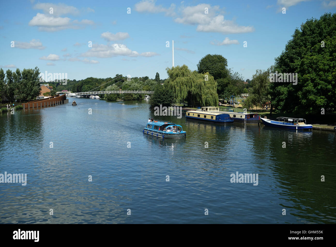 The River Thames at Reading -1 Stock Photo - Alamy