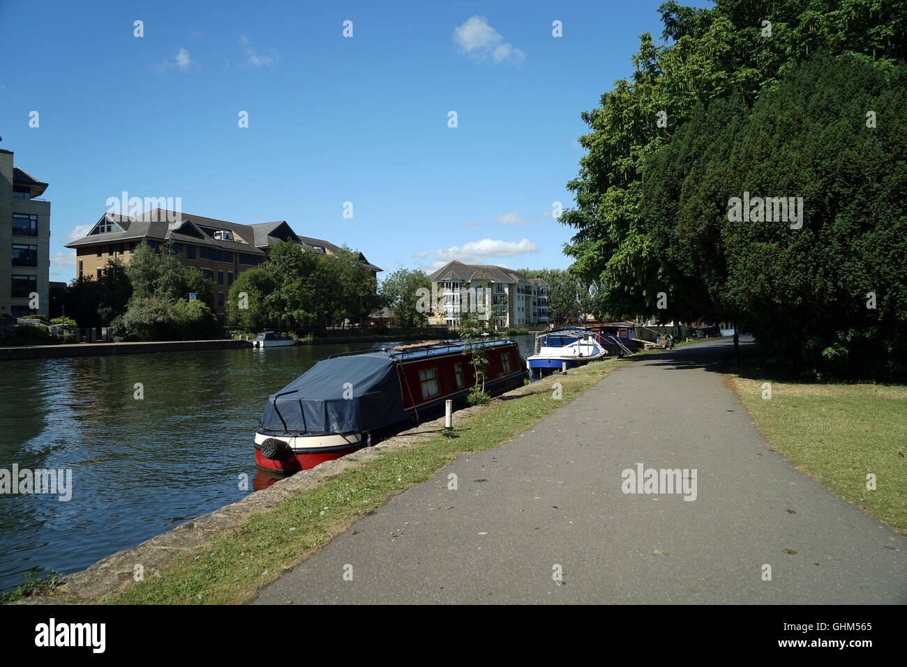 The River Thames at Reading, Berkshire -3 Stock Photo - Alamy
